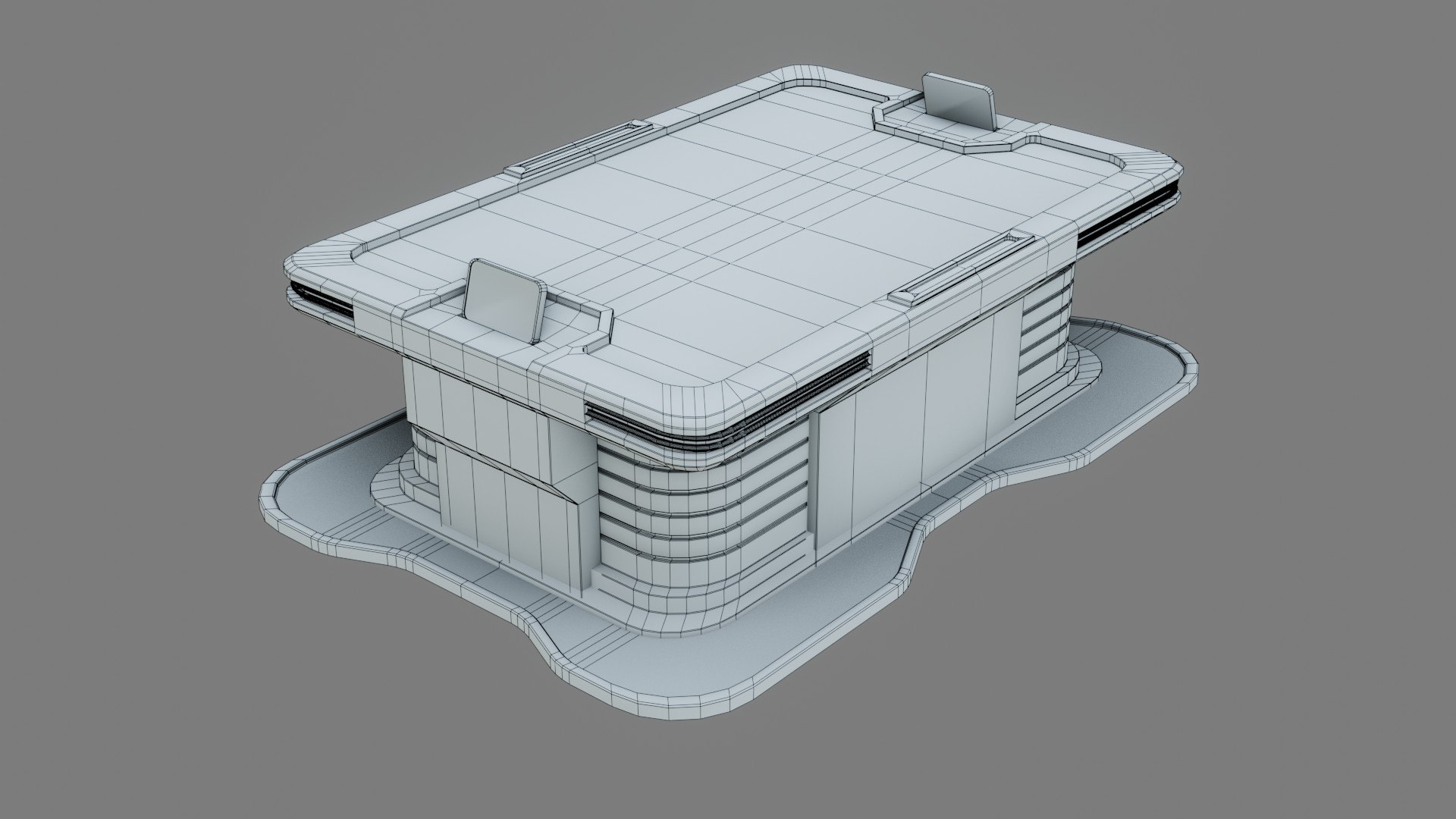 Sci-fi Work Bench - Low Poly - PBR - Game Ready 3D - TurboSquid 1938996