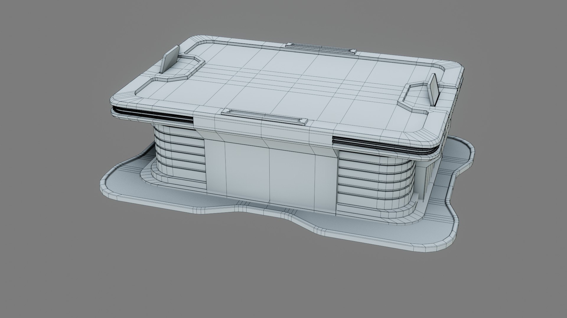 Sci-fi Work Bench - Low Poly - PBR - Game Ready 3D - TurboSquid 1938996