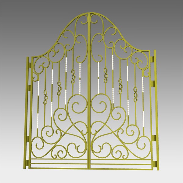 3d model classic gate