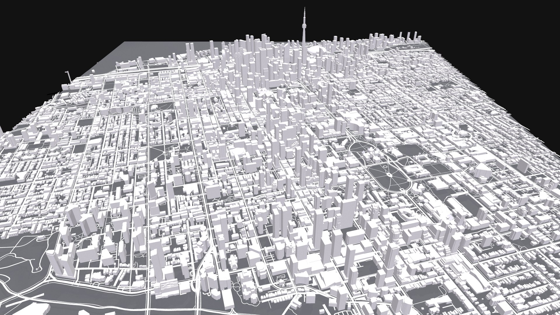 Cityscape Toronto Canada City Center Model - TurboSquid 2096424