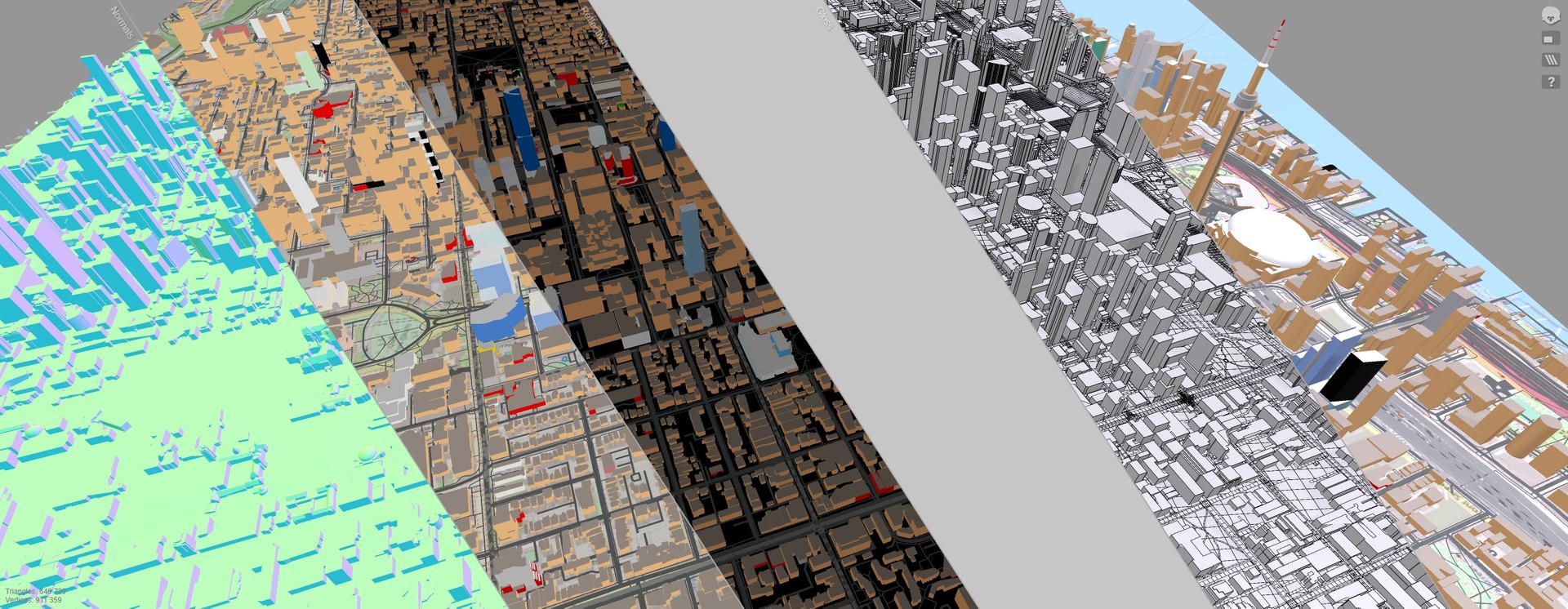 Cityscape Toronto Canada City Center Model - TurboSquid 2096424