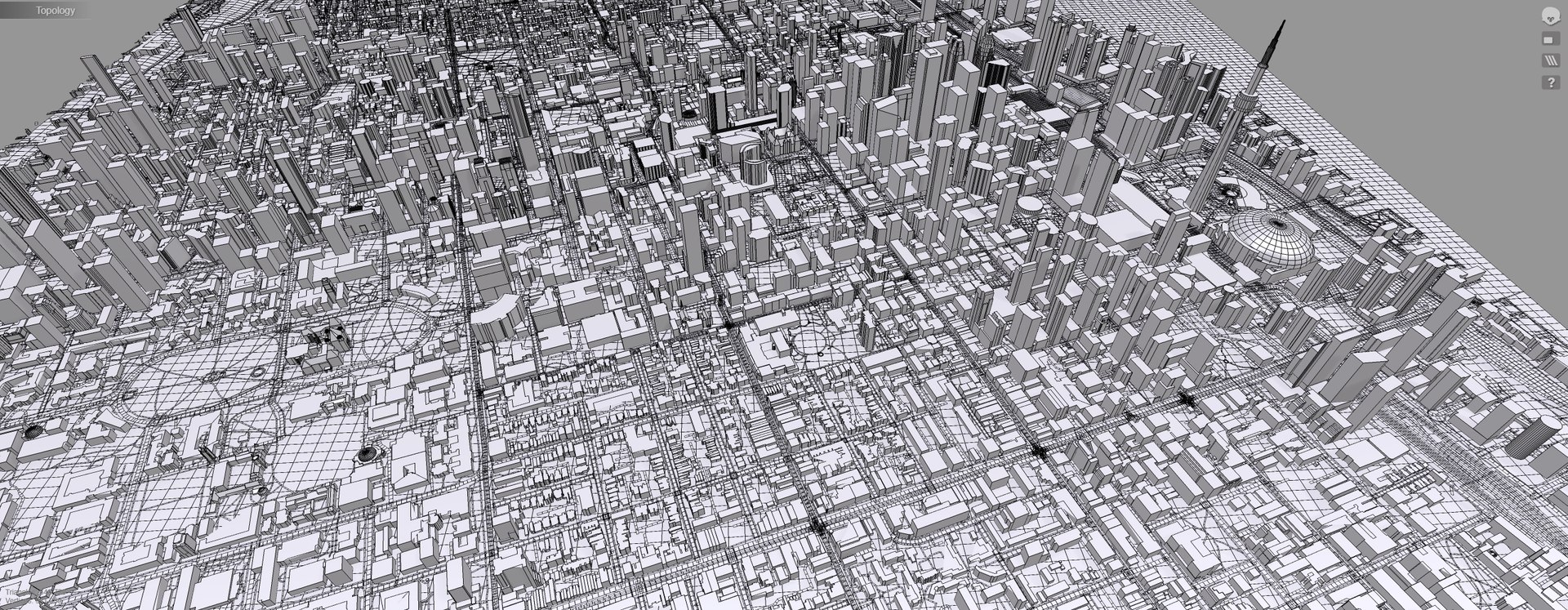 Cityscape Toronto Canada City Center Model - TurboSquid 2096424