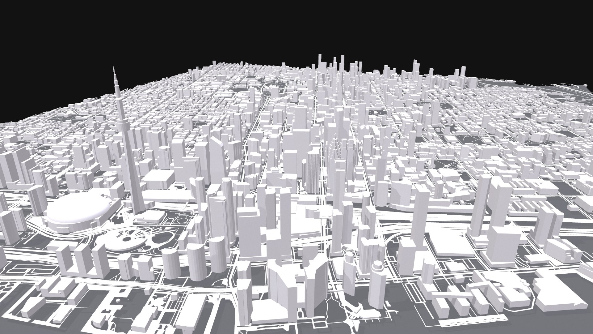 Cityscape Toronto Canada City Center Model - TurboSquid 2096424