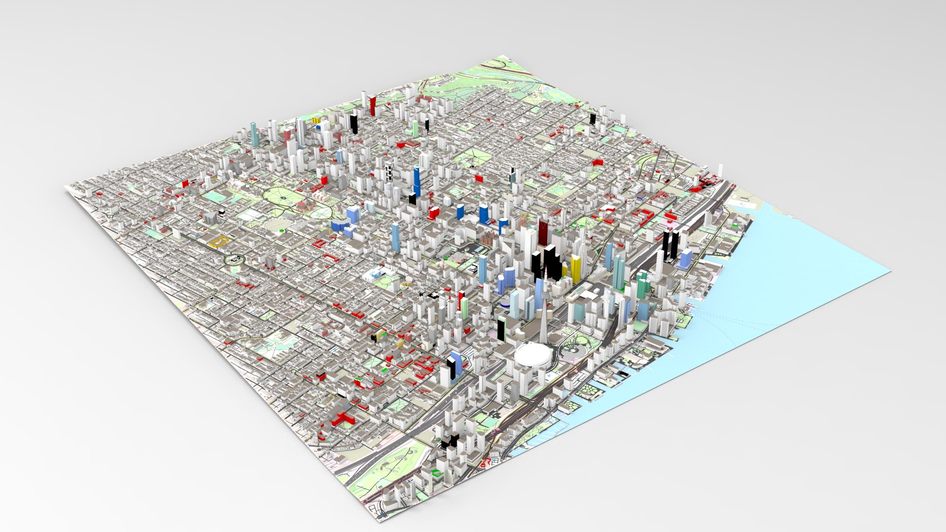 Cityscape Toronto Canada City Center Model - TurboSquid 2096424