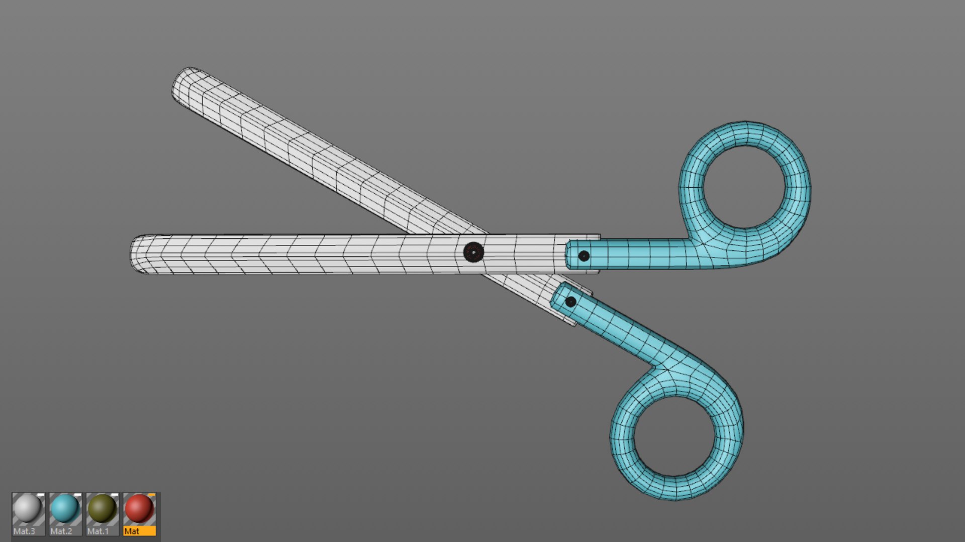 3D Cartoon Scissors - TurboSquid 1966751