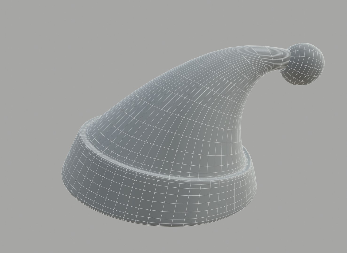 Christmas santa hat 3D model - TurboSquid 1817119