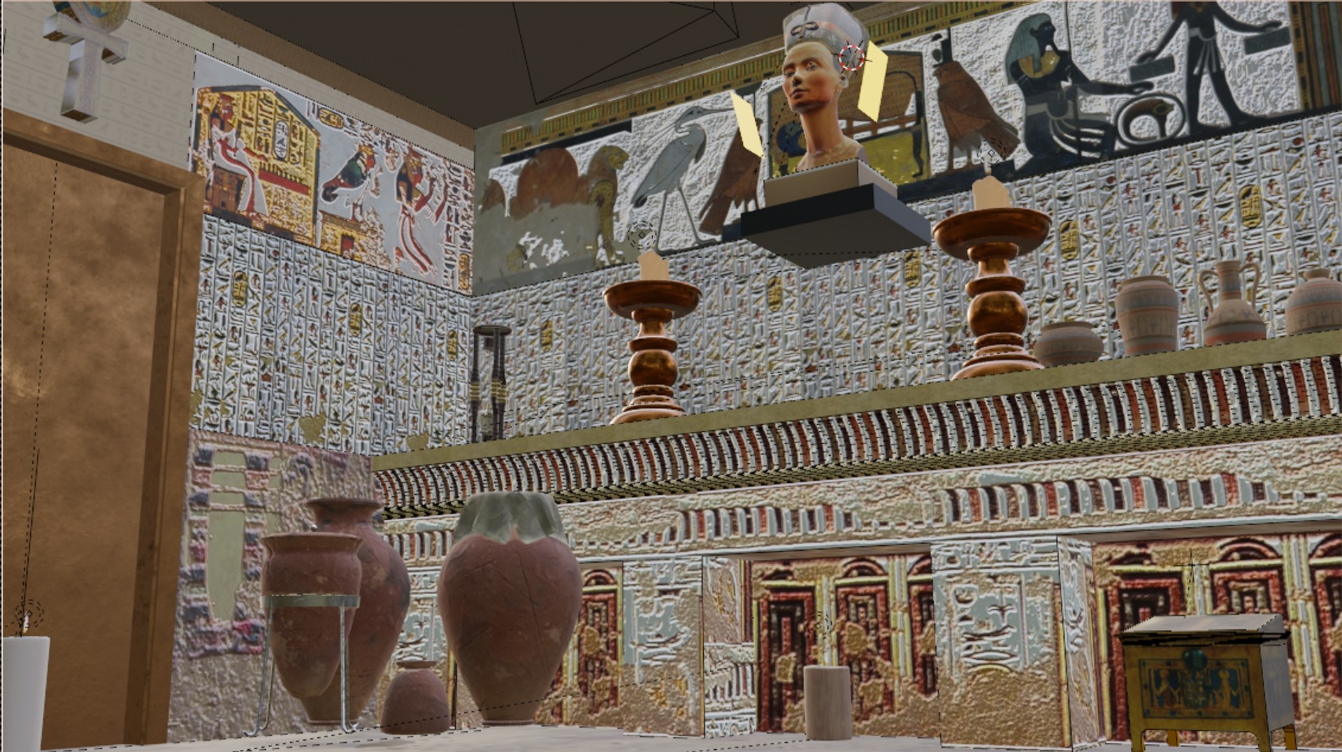 3D Nefertari Tomb 3D Model - TurboSquid 2189151