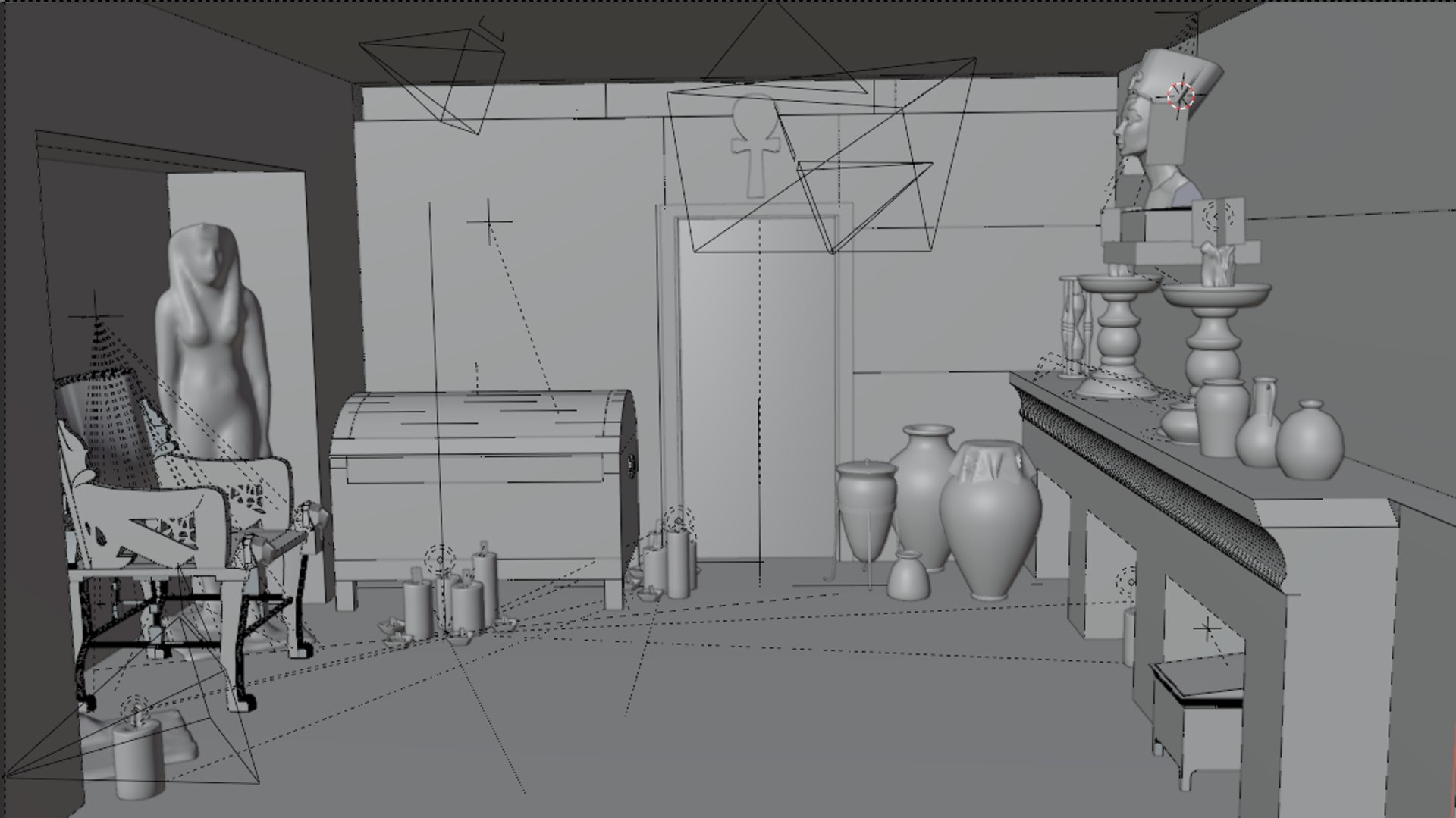 3D Nefertari Tomb 3D Model - TurboSquid 2189151