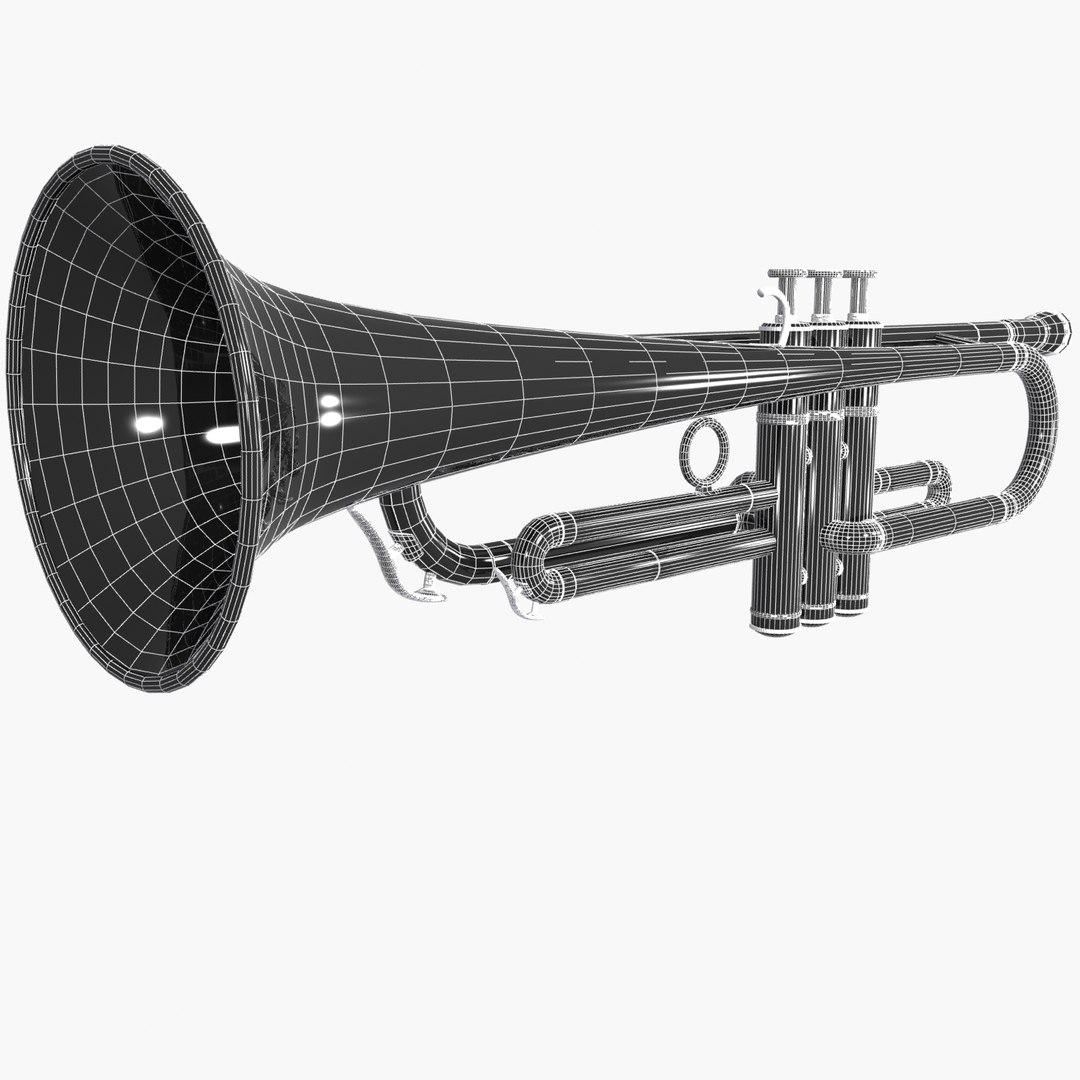 trumpet 3d model