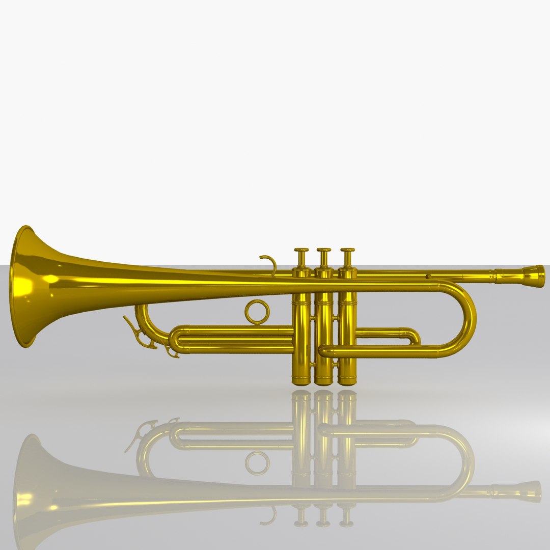 trumpet 3d model