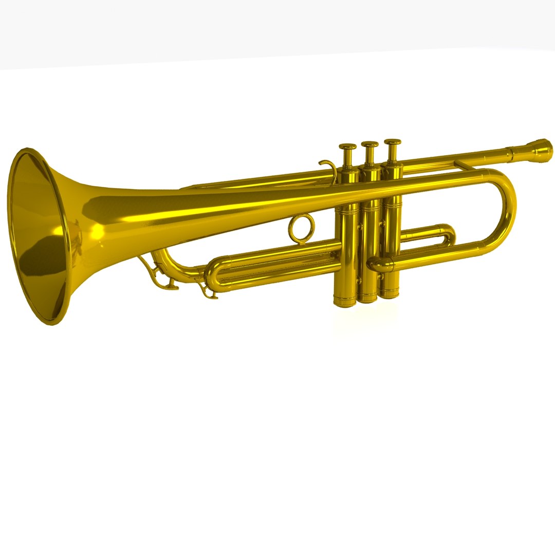 trumpet 3d model