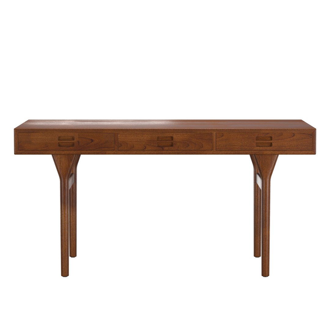 3D Model Midcentury Danish Desk - TurboSquid 2143895