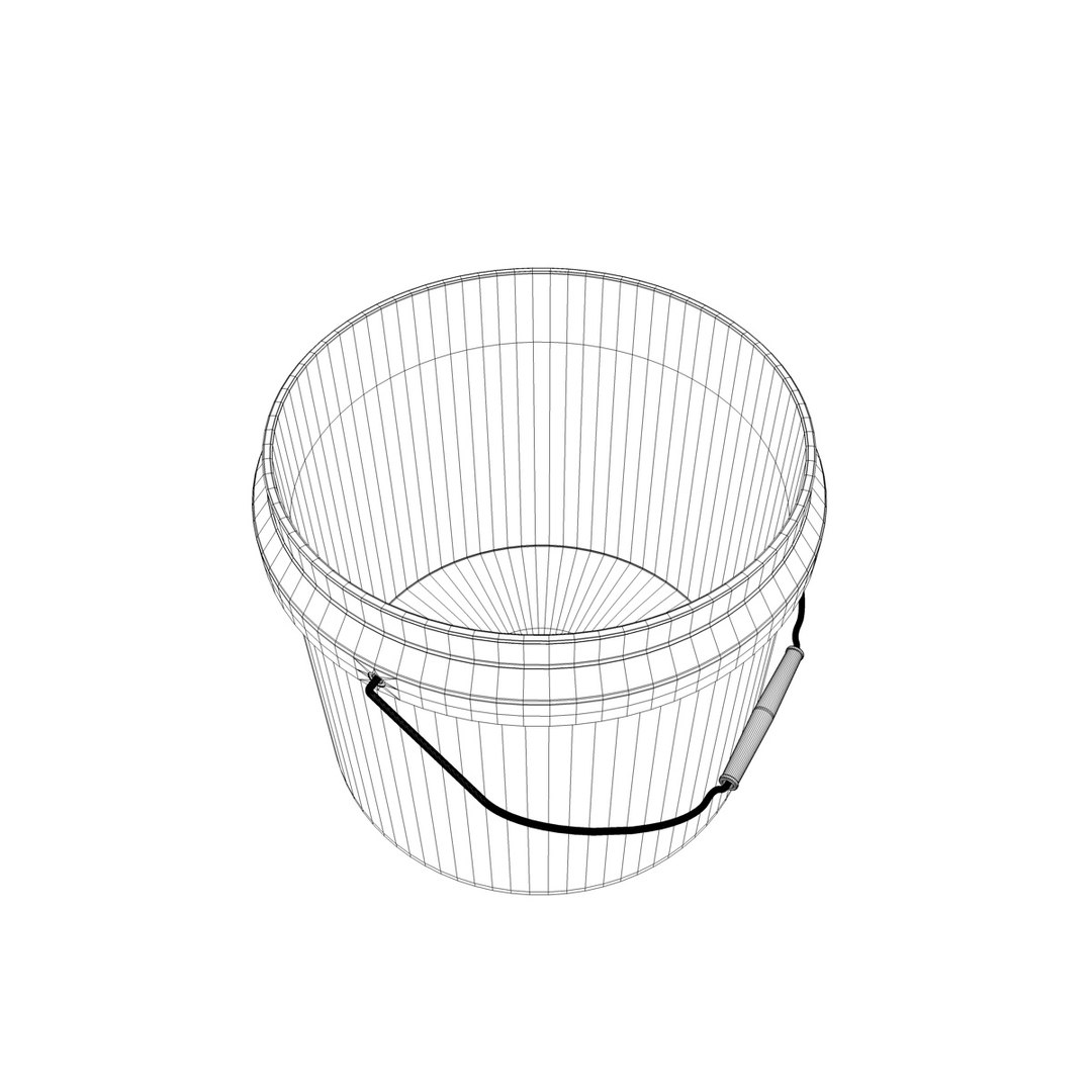 Bucket Contains 3d 3ds