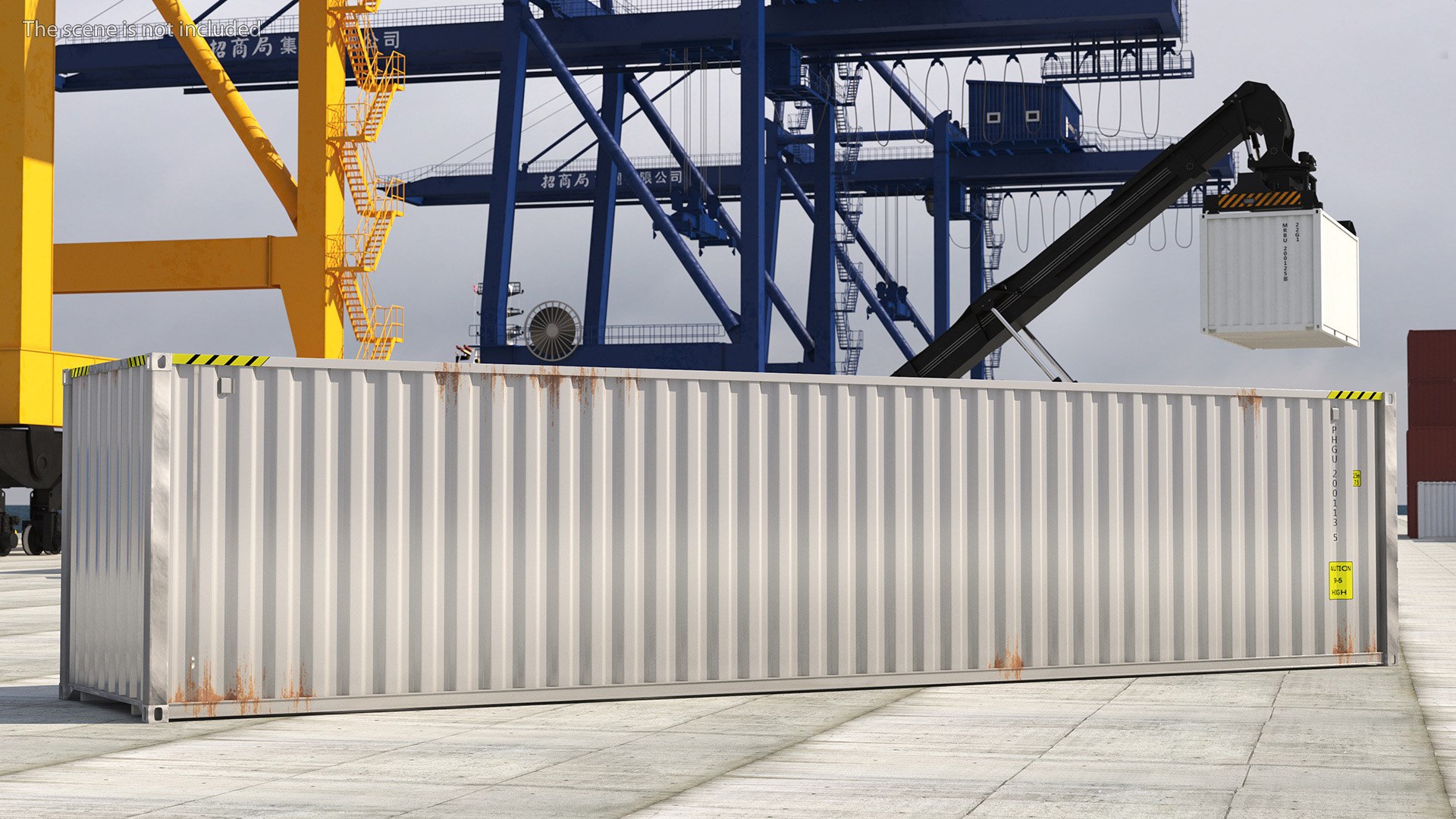 3D 40FT Side Opening Shipping Container - TurboSquid 2182960