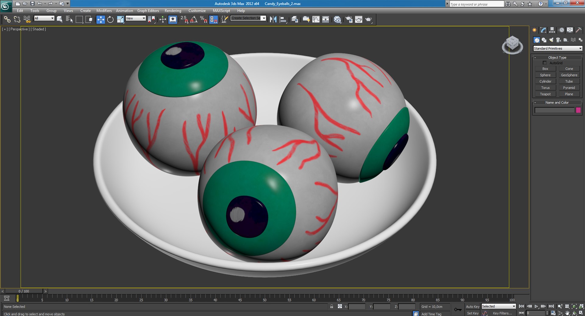 3D Model Candy Eyeballs 2 - TurboSquid 1323655