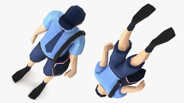 modelo 3d Colección de personajes de baja poli - TurboSquid 2196857