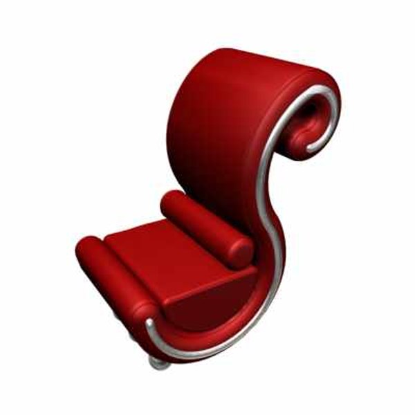 3d model arm chair
