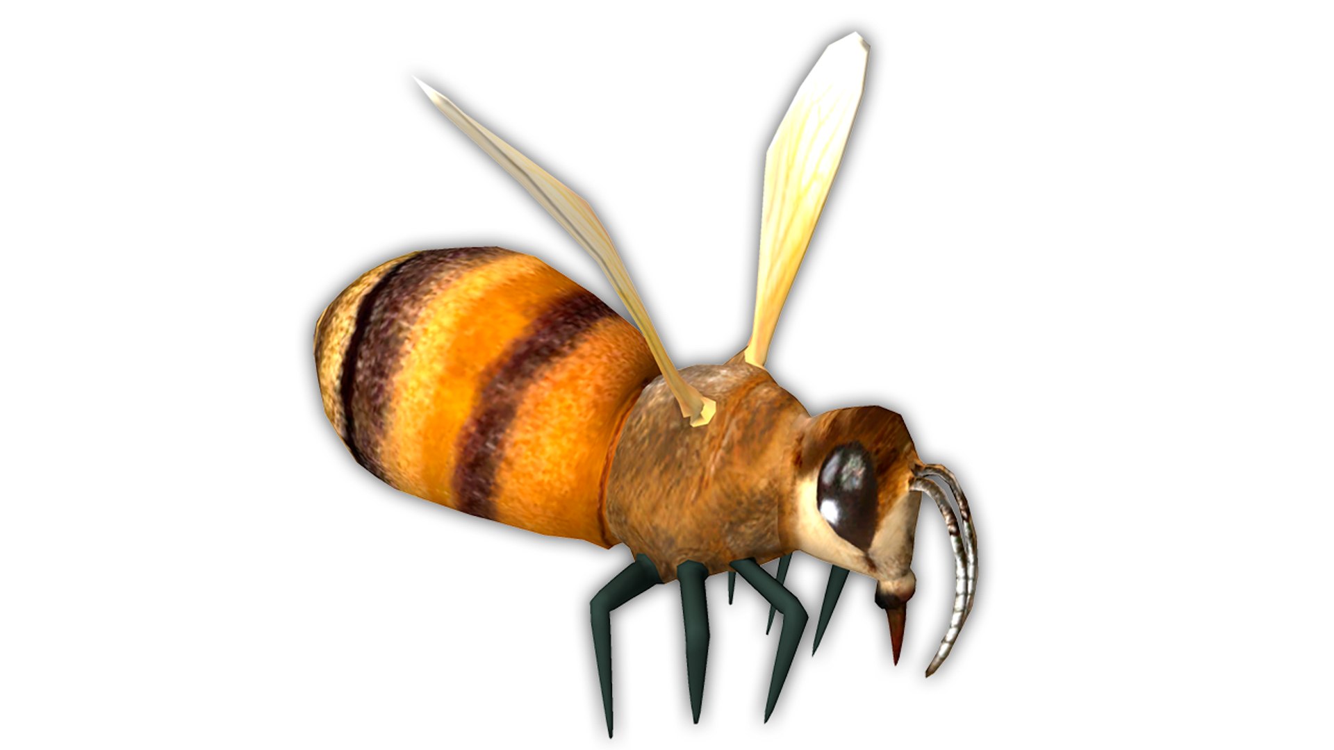 3d 3ds Bee Animation