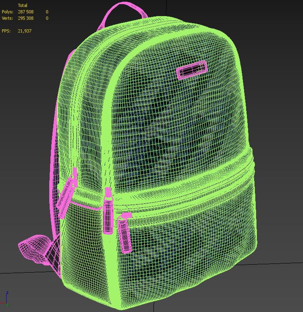 Photorealistic Backpack 3D Model - TurboSquid 1236596