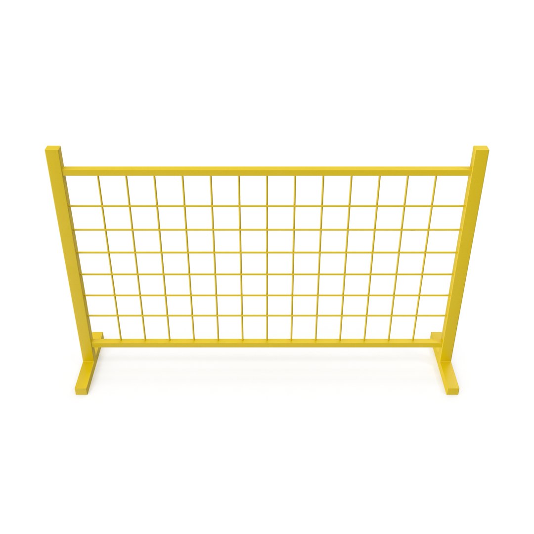 Metal Barrier 3D Model - TurboSquid 1958829