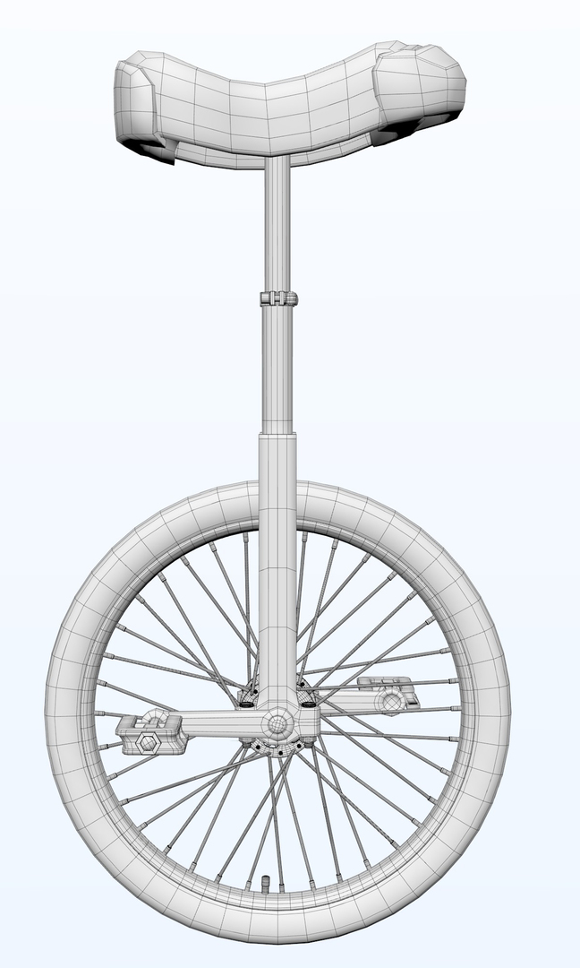 Unicycle 3D Model | 1144798 | TurboSquid