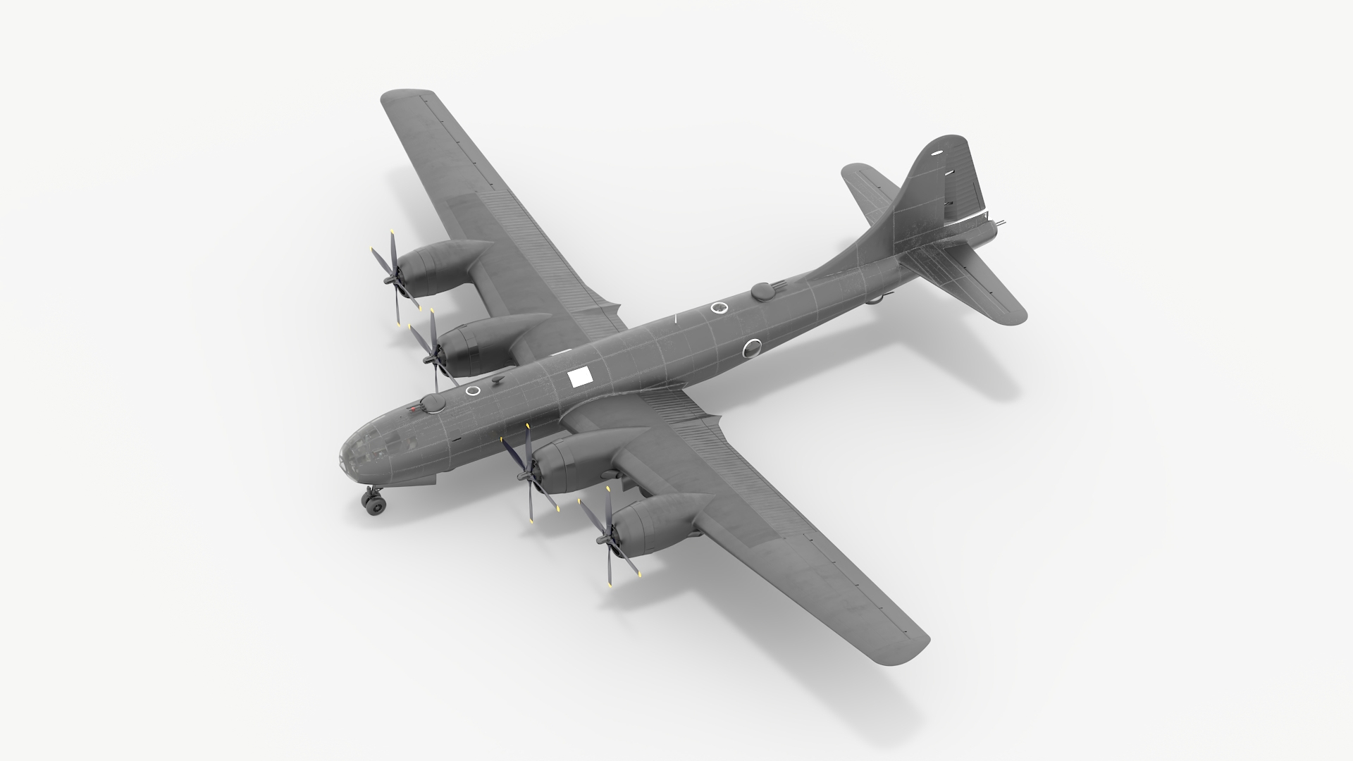 3D Heavy Strike Bomber Black Model - TurboSquid 2378873