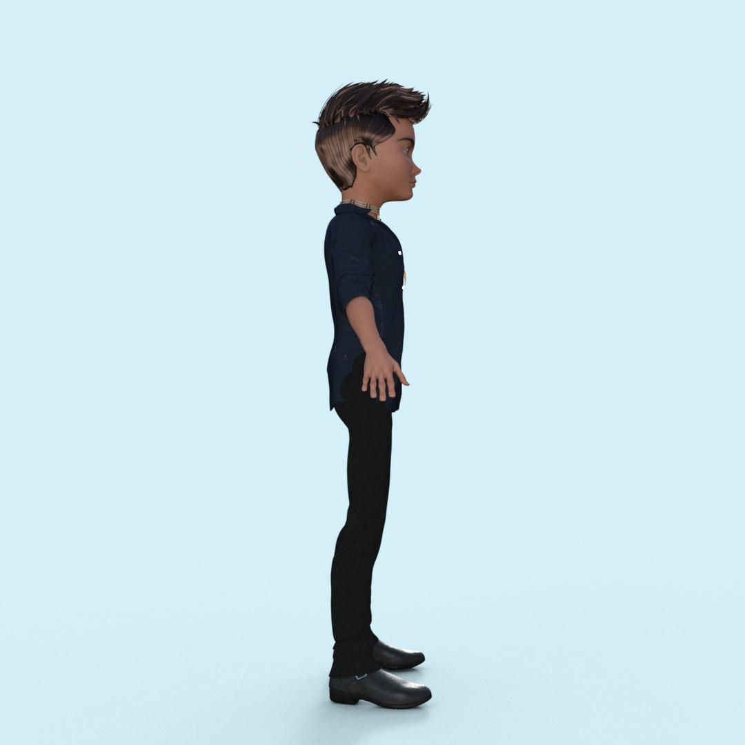 3D Cartoon Pop Star Rigged - TurboSquid 2023438