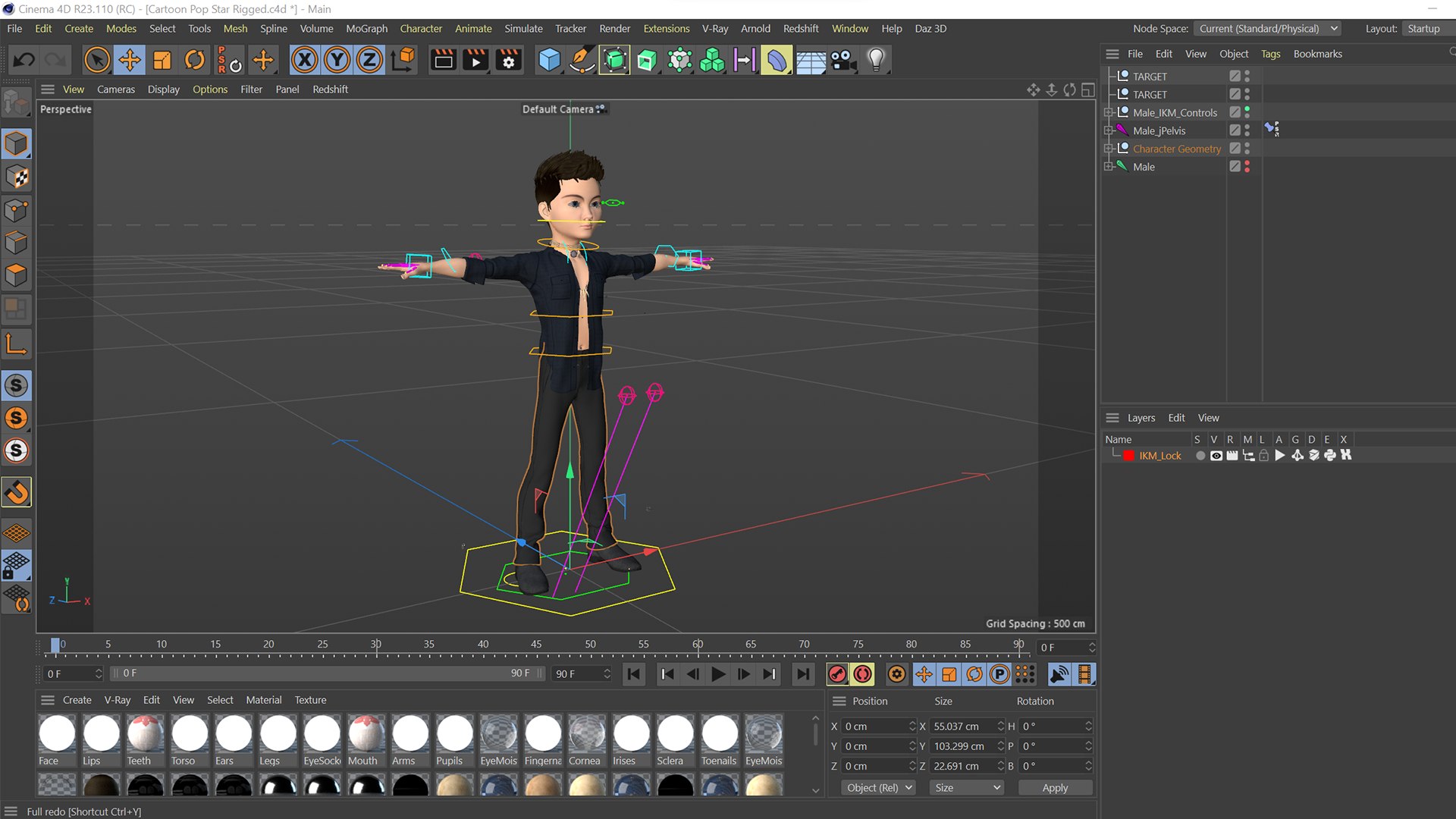 3D Cartoon Pop Star Rigged - TurboSquid 2023438
