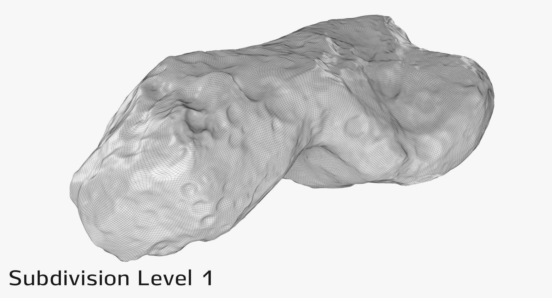 Asteroid Ida 3D Model - TurboSquid 1436267