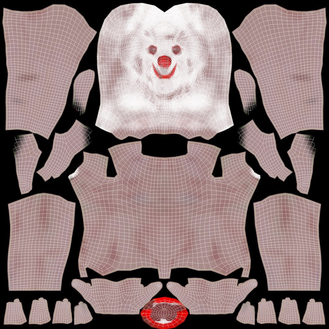 Clown Horror Hellowen 3D Model - TurboSquid 1210712