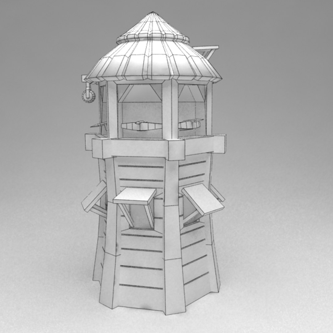 3ds observation defence tower
