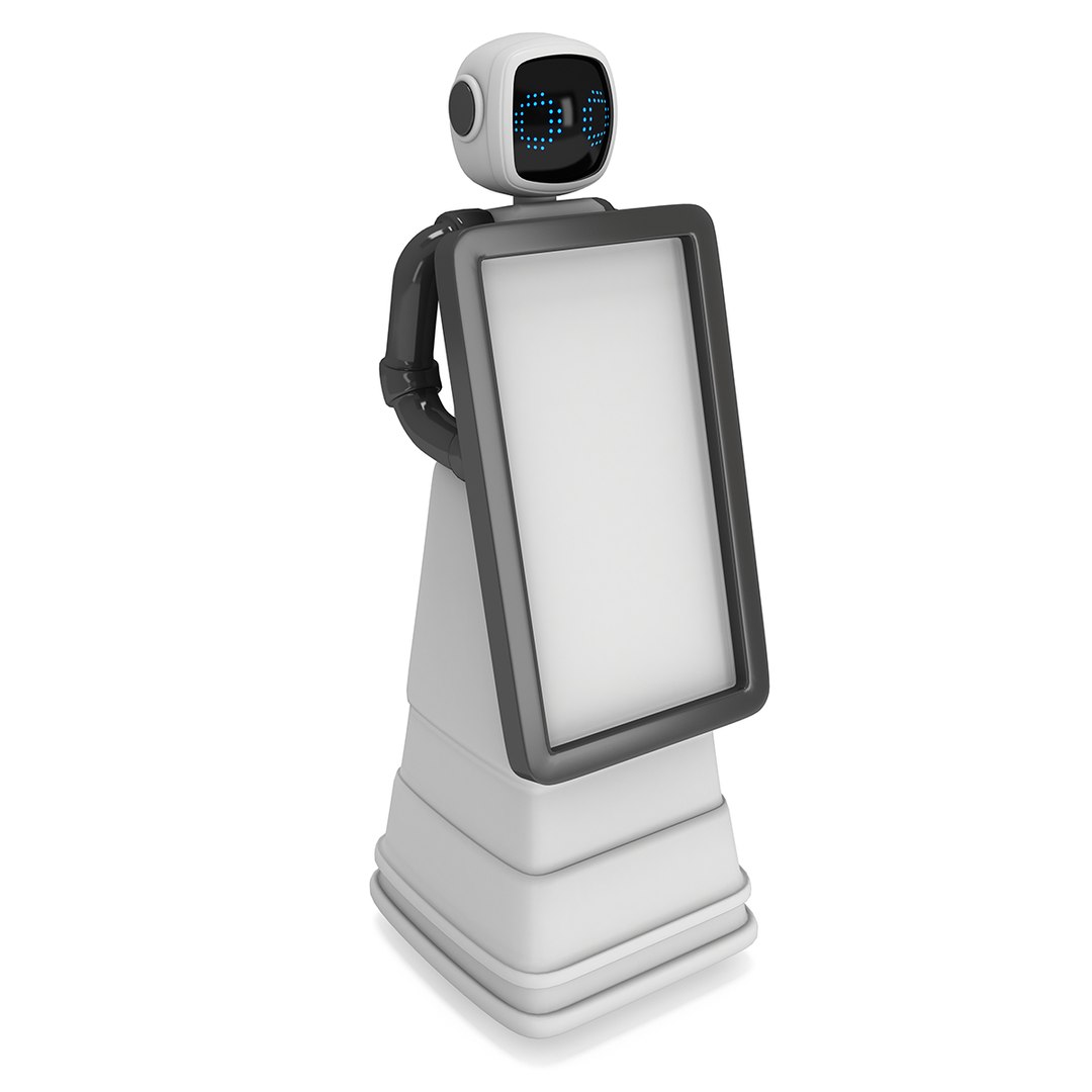 3D Robot Promoter Trade Booth - TurboSquid 1554981