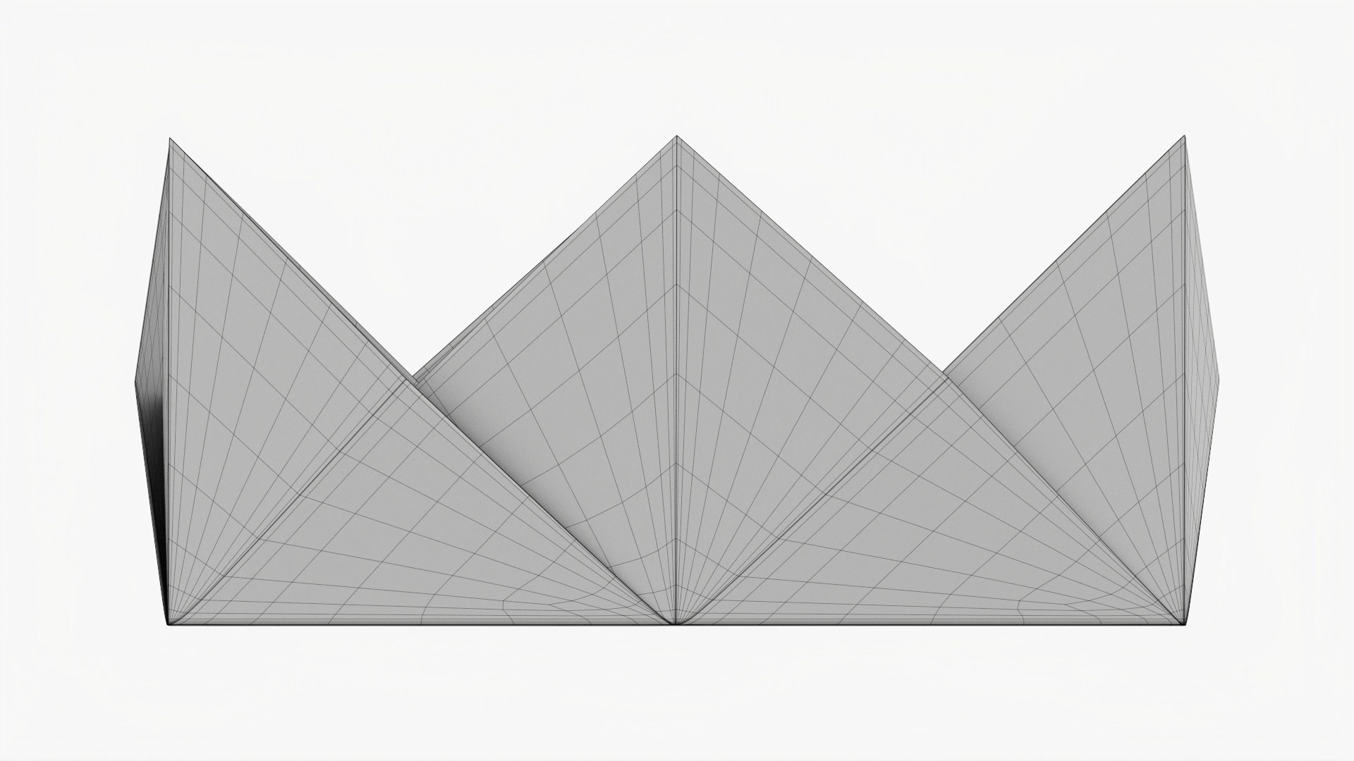 Paper Crown Origami 3D Model - TurboSquid 1770496