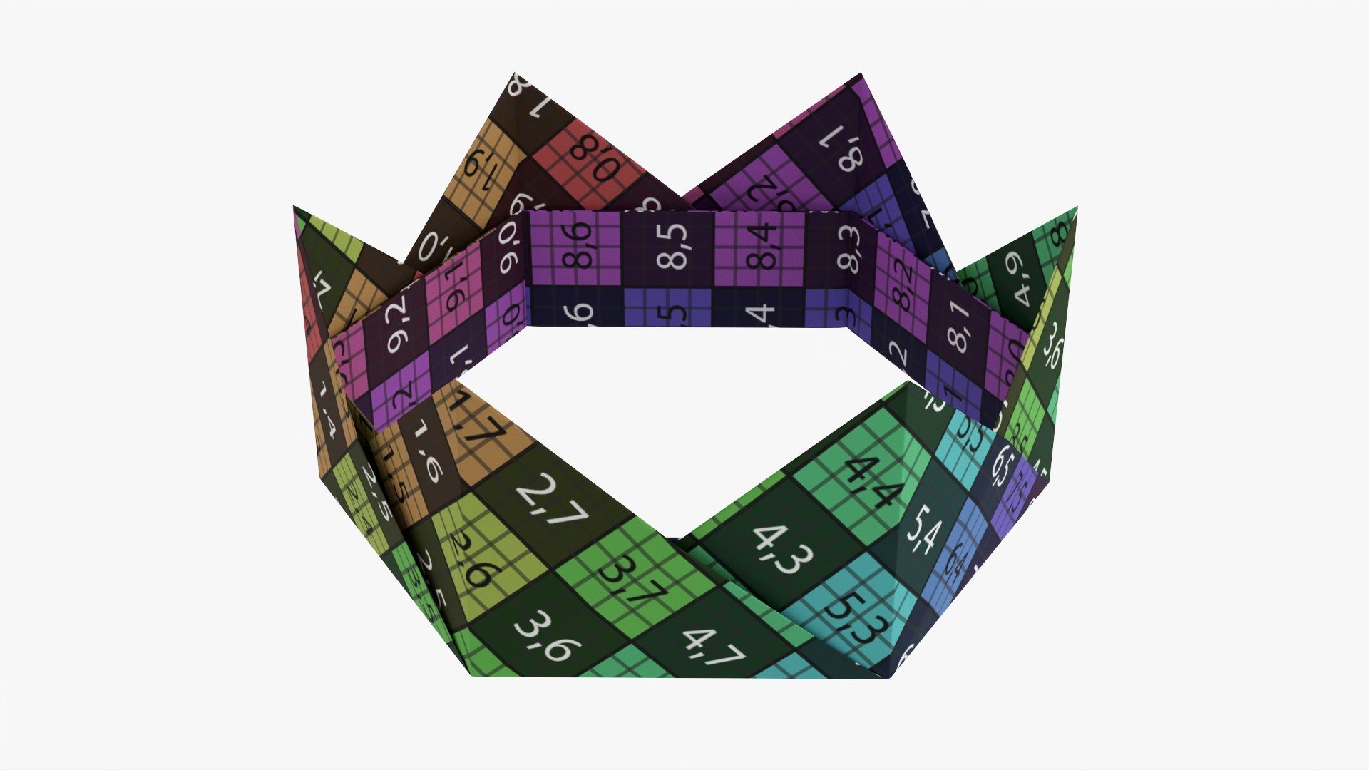 Paper Crown Origami 3D Model - TurboSquid 1770496