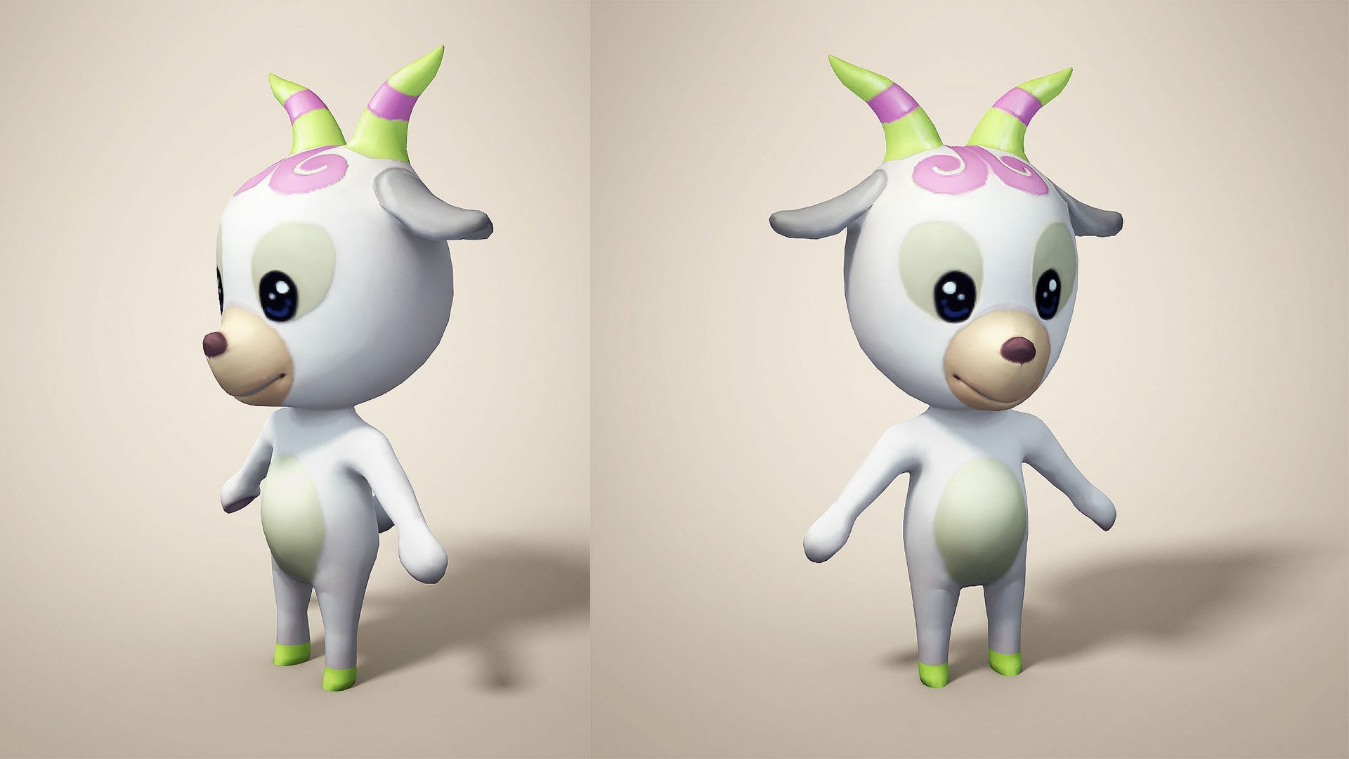 3D Cartoon Sheep Model - TurboSquid 1699276