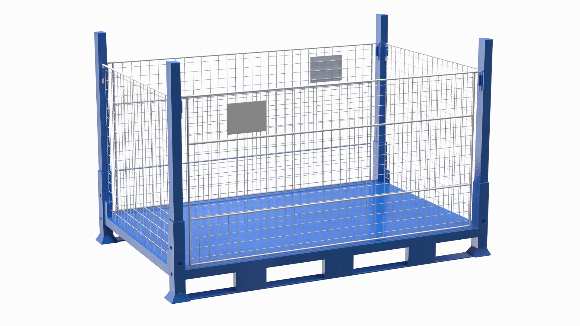 3D Collapsible Mesh Metal Pallet Model - TurboSquid 1609723