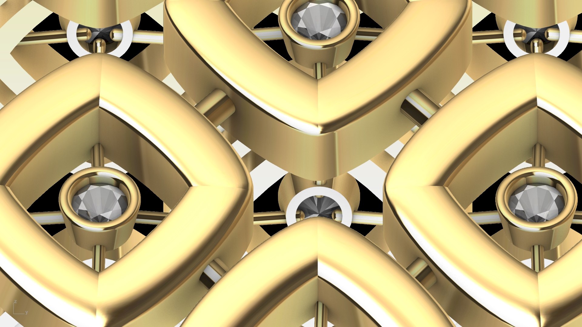 3D Diamond Rhombus Tile Bangle - TurboSquid 1889129