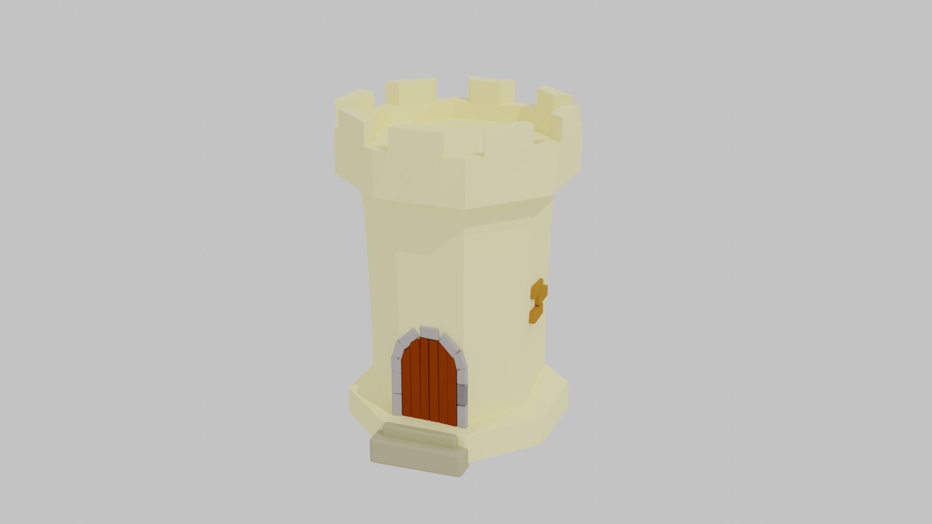 Free 3D Model Low Poly Tower - TurboSquid 2202409