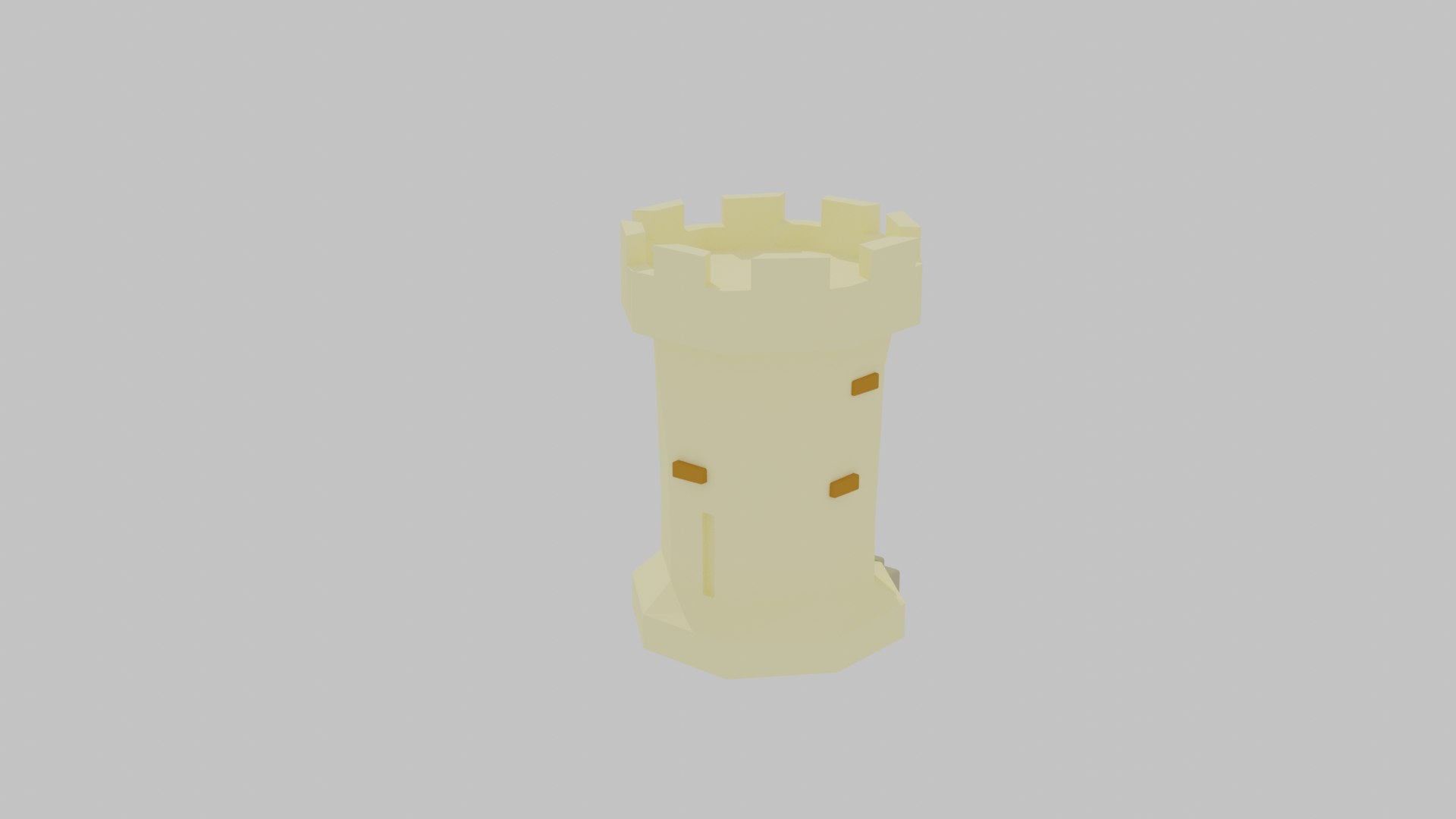 Free 3D Model Low Poly Tower - TurboSquid 2202409