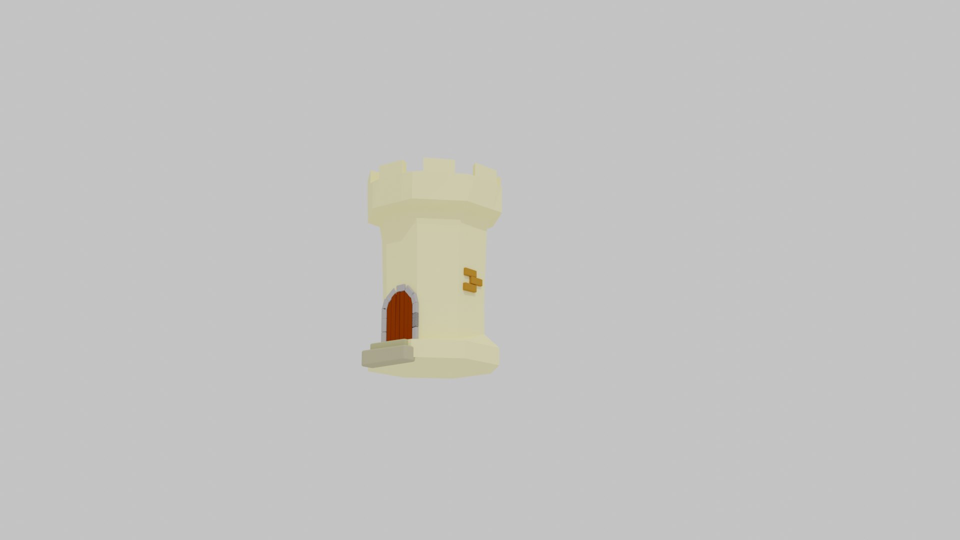 Free 3D Model Low Poly Tower - TurboSquid 2202409