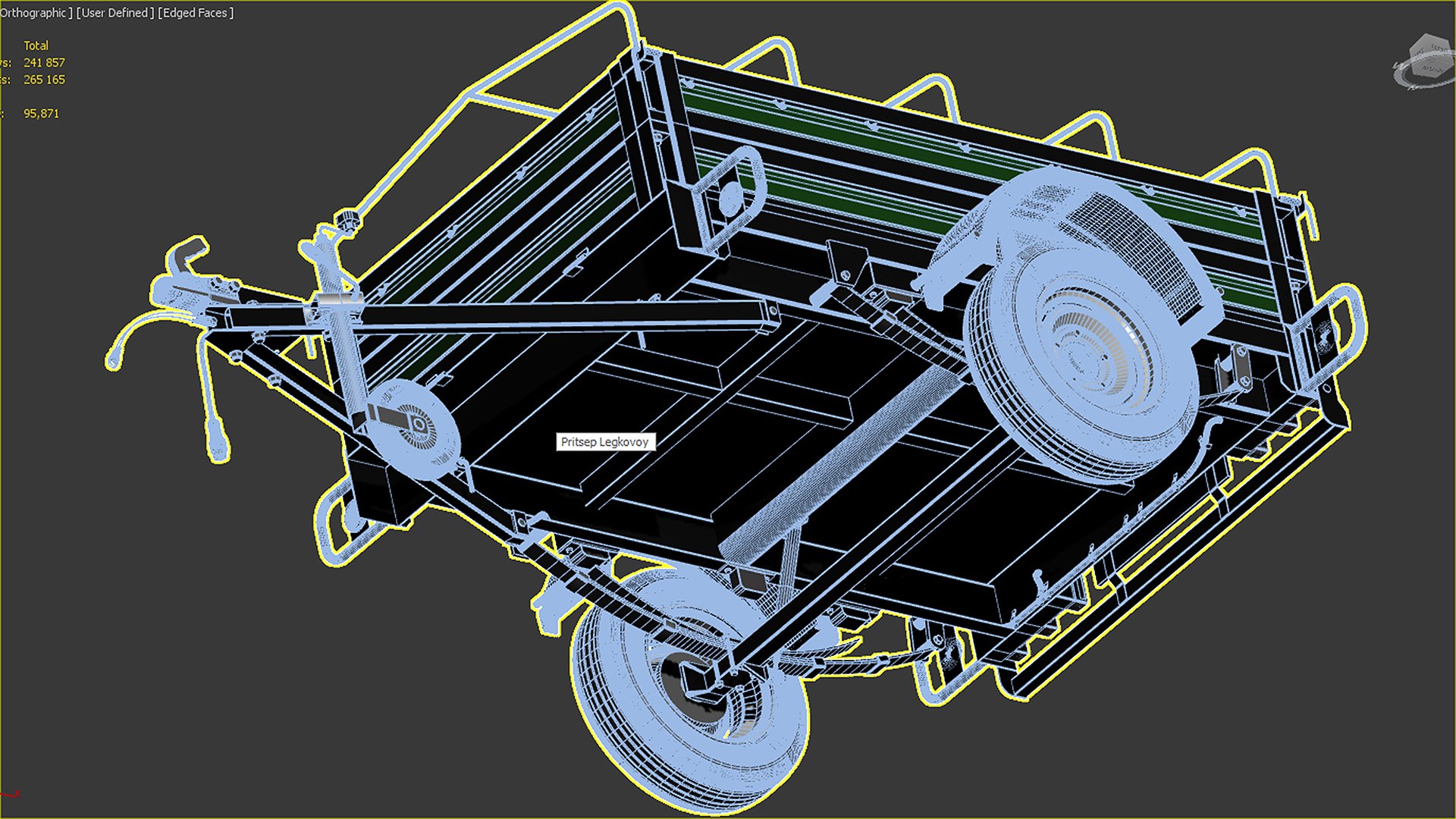 Trailer 3D Model - TurboSquid 1642860