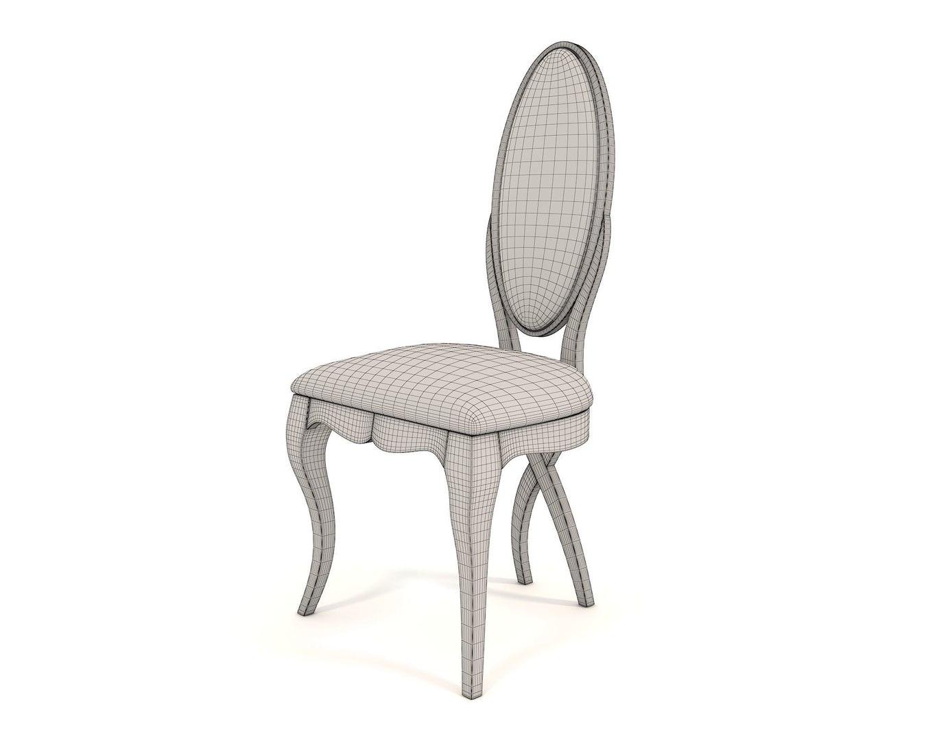 3D Model European Style Dining Table And Chairs 12 - TurboSquid 2271517