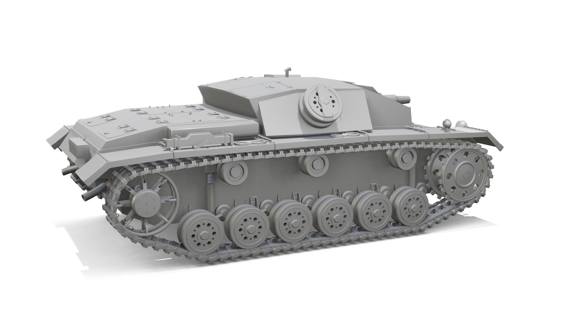 Stug Iii Panzer Tanks 3D Model - TurboSquid 1630321