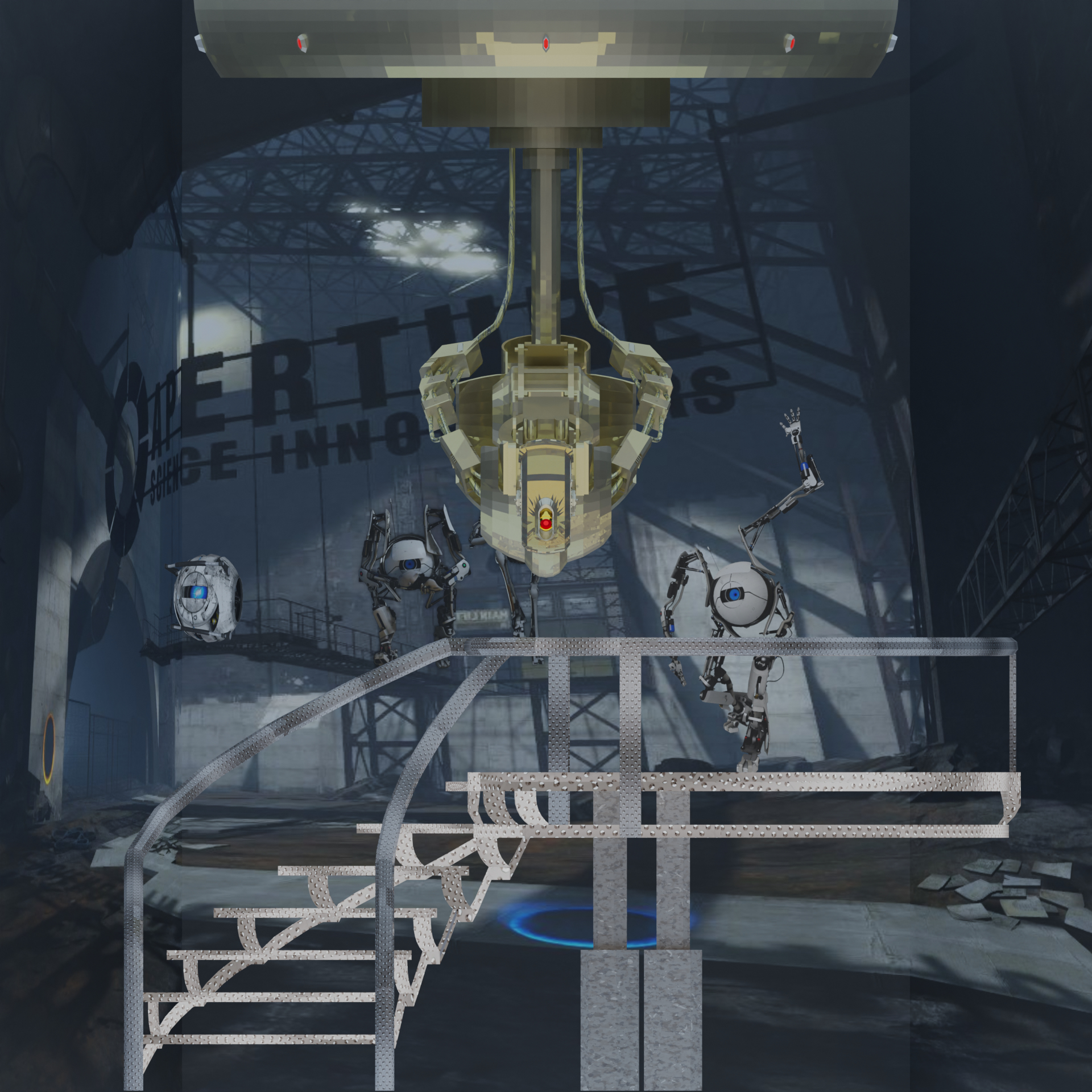 Robot GLaDOS 3D - TurboSquid 1870547