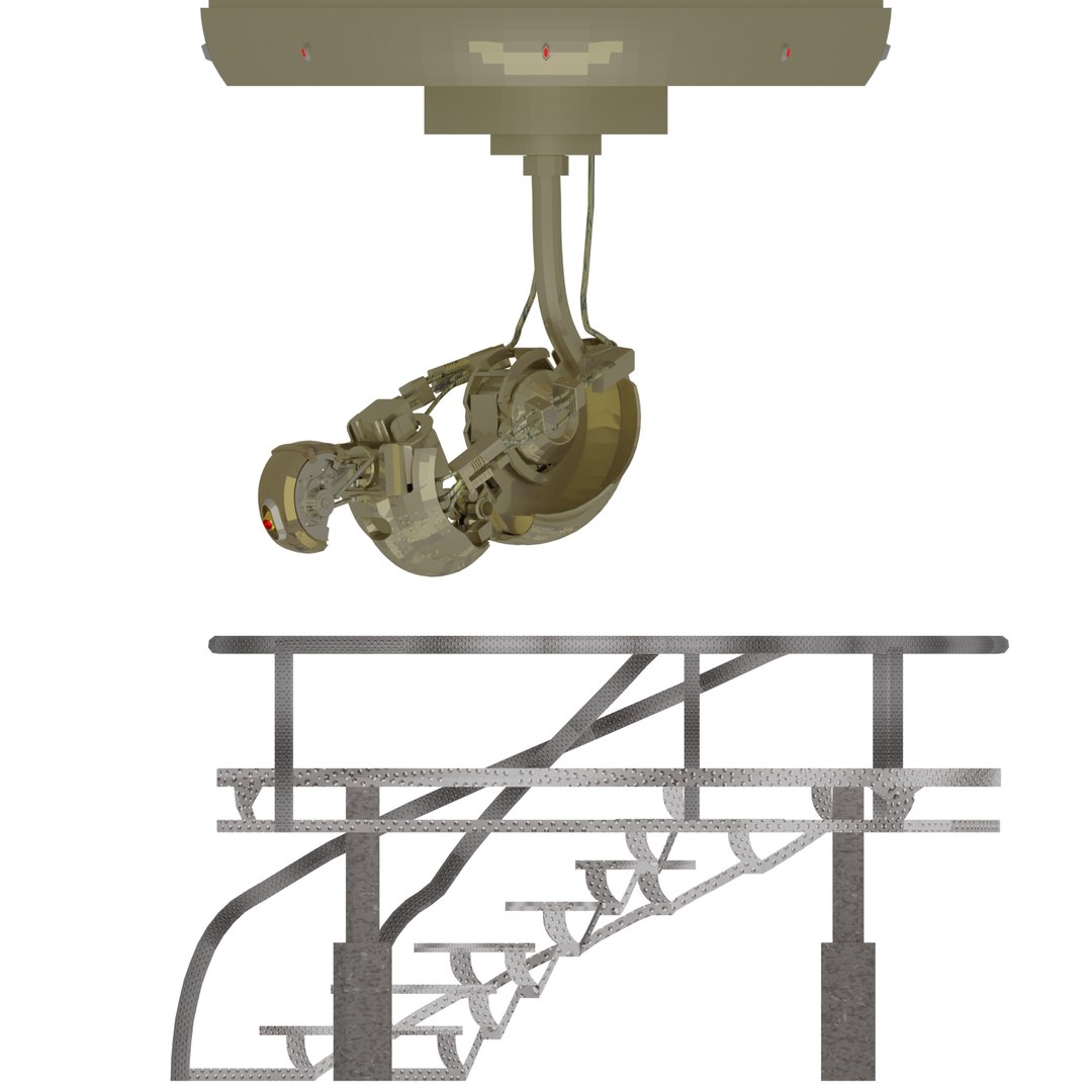 Robot GLaDOS 3D - TurboSquid 1870547