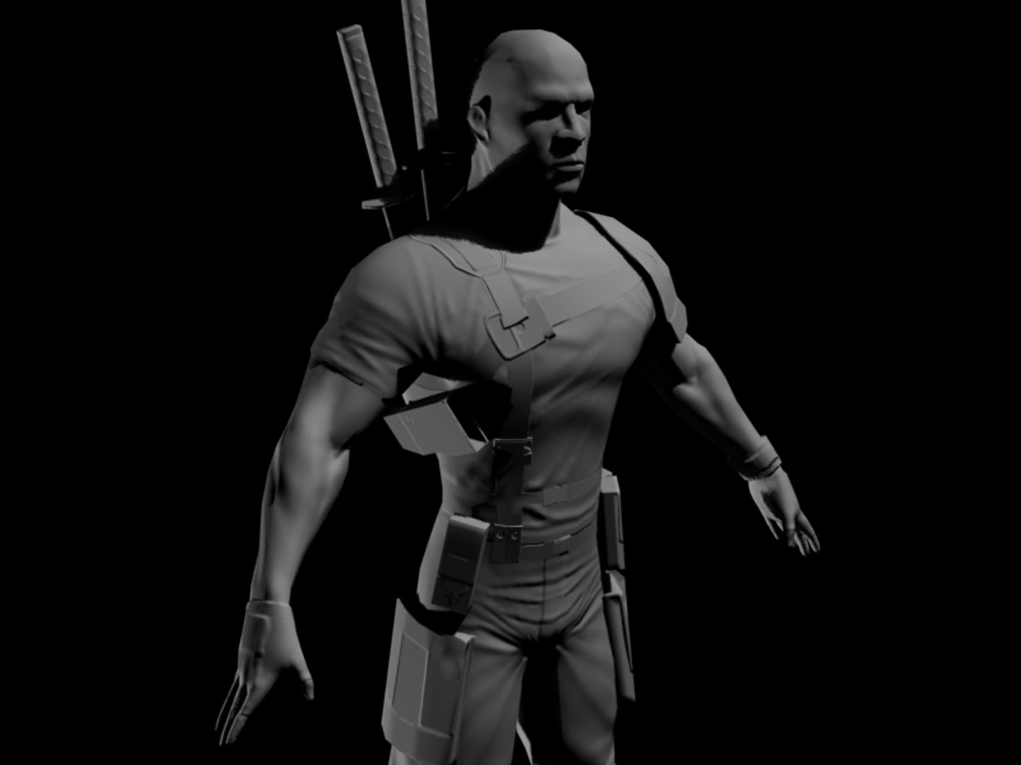 Normal Maps Character 3d Max