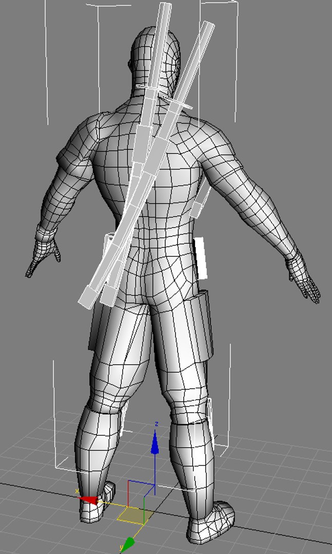 Normal Maps Character 3d Max