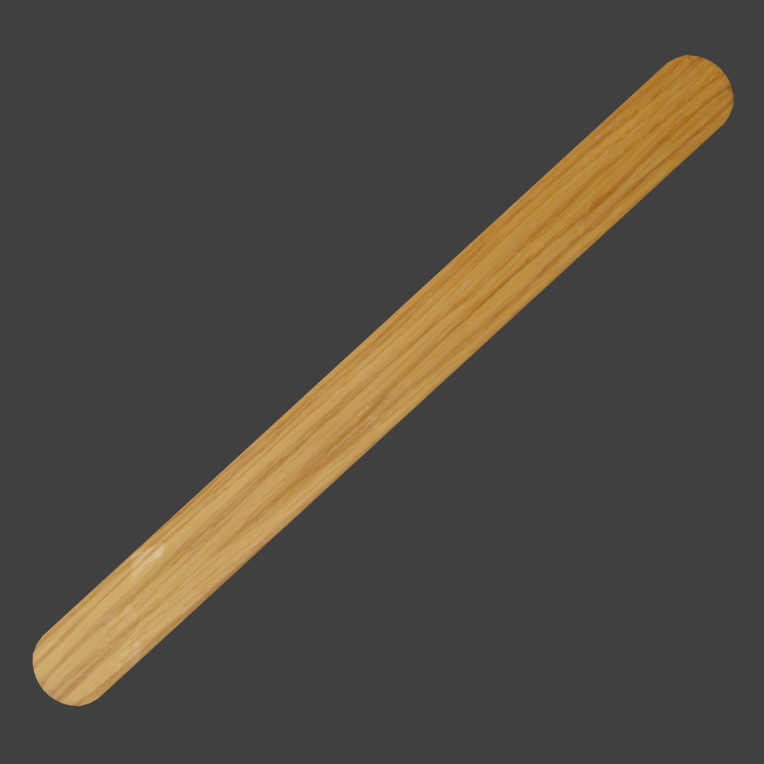 3d Popsicle Stick Model