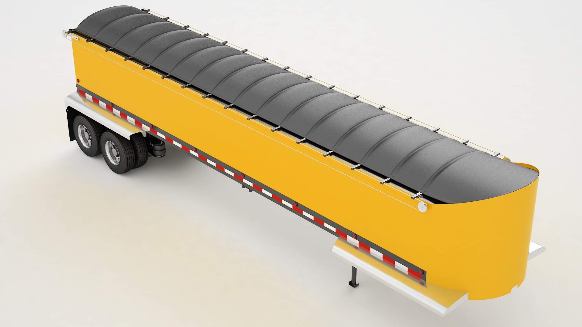 3D End Dump Trailer 04 Model - TurboSquid 2032069