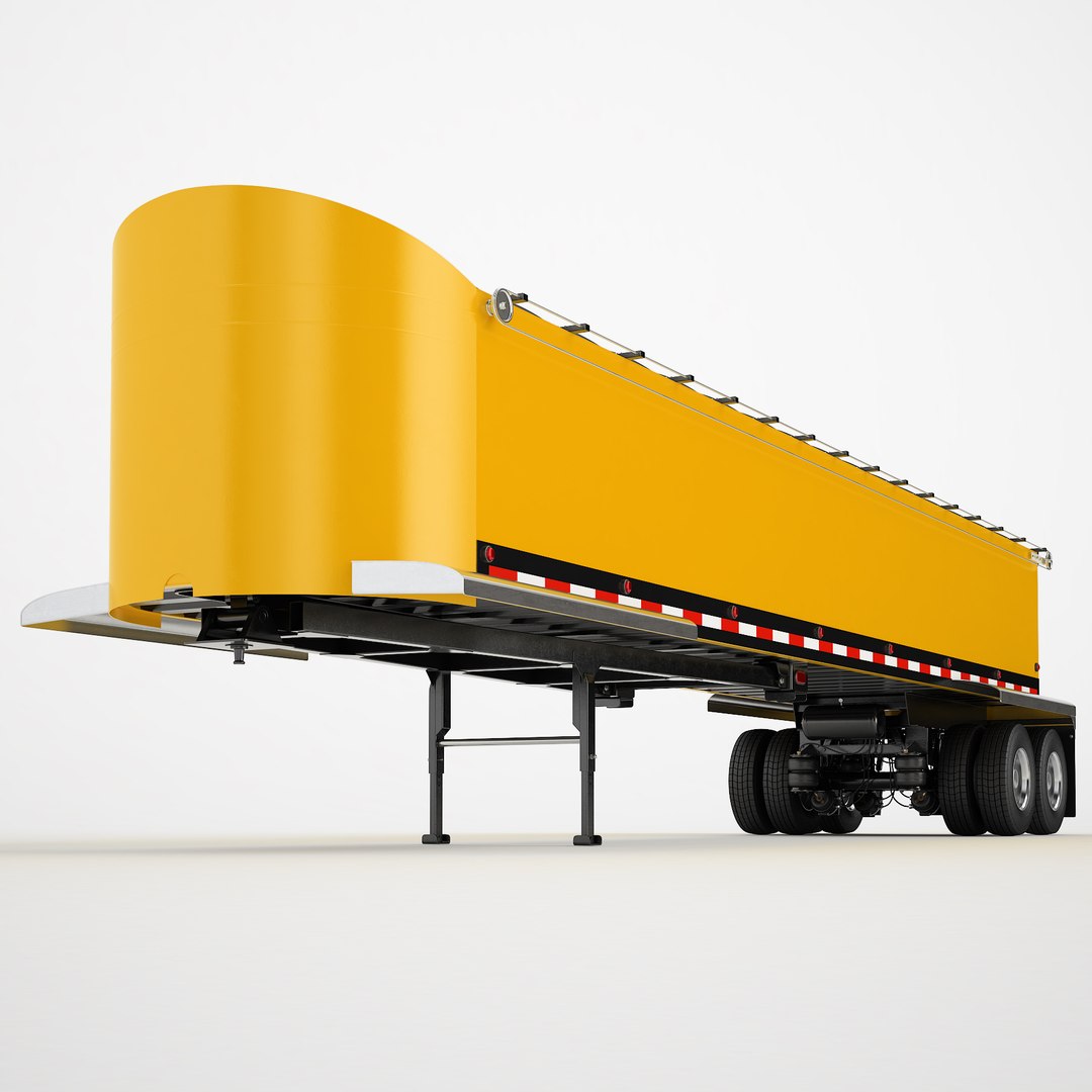 3D End Dump Trailer 04 model - TurboSquid 2032069